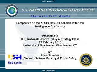 National reconnaissance office | PPTX