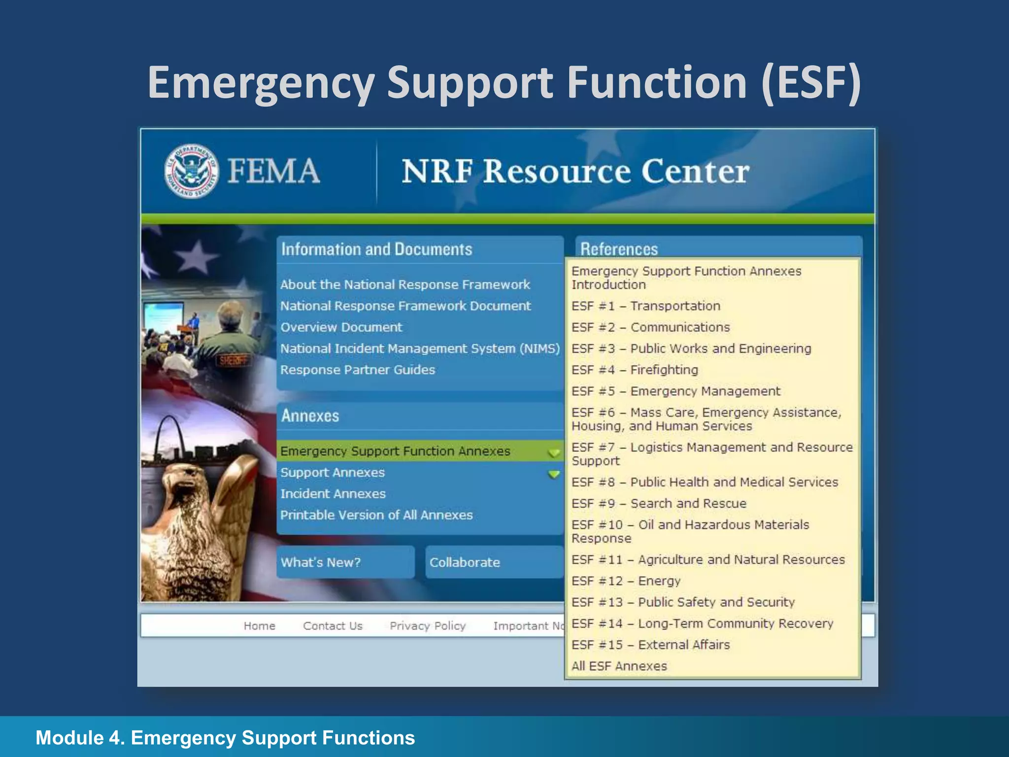 National Response Framework | PPTX | Agriculture | Industries