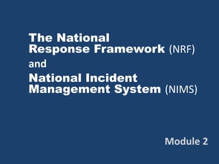 National Response Framework | PPTX
