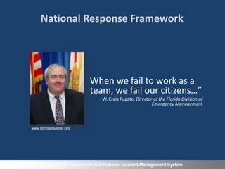 National Response Framework | PPTX