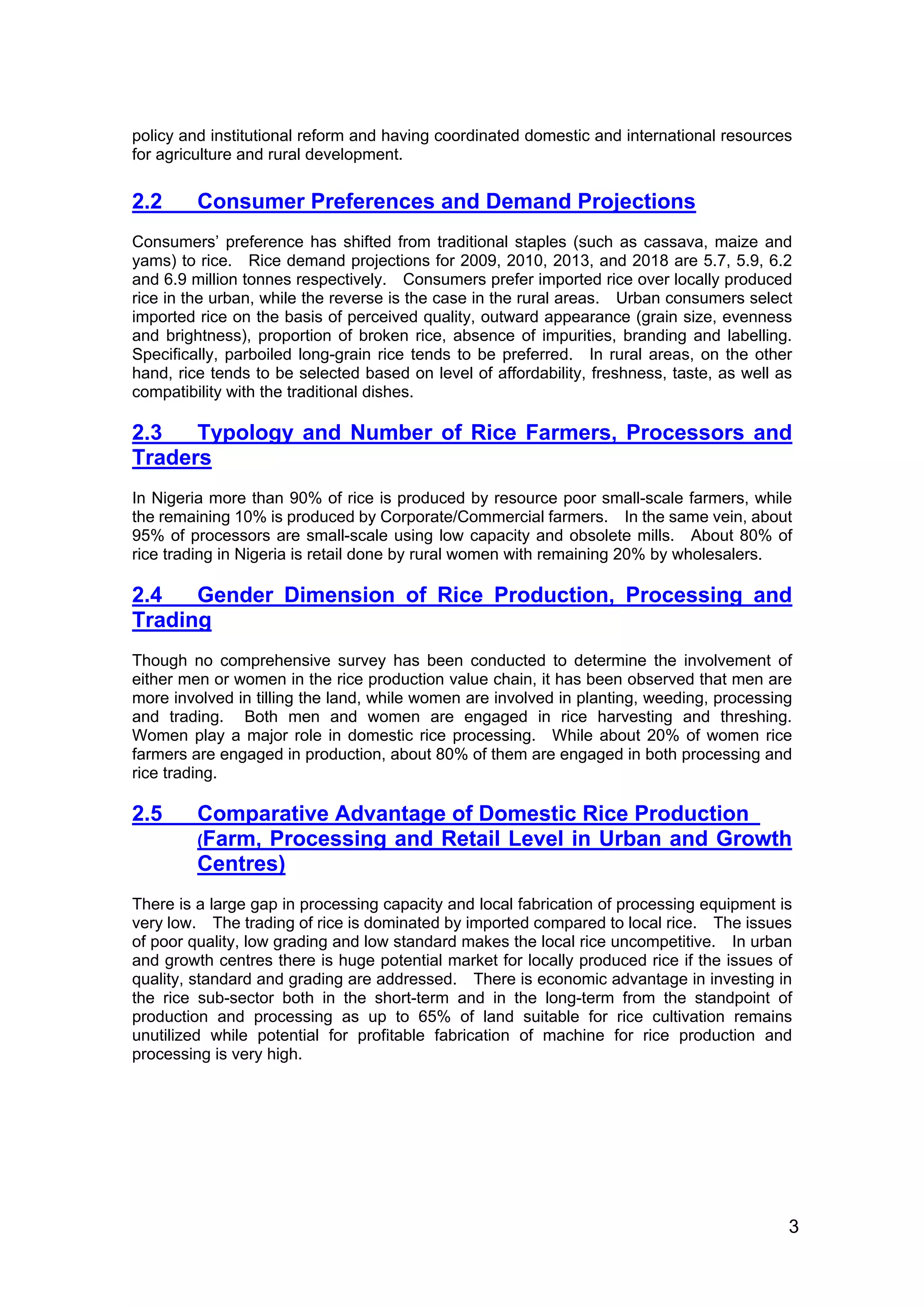 National rice development strategy of Nigeria | PDF