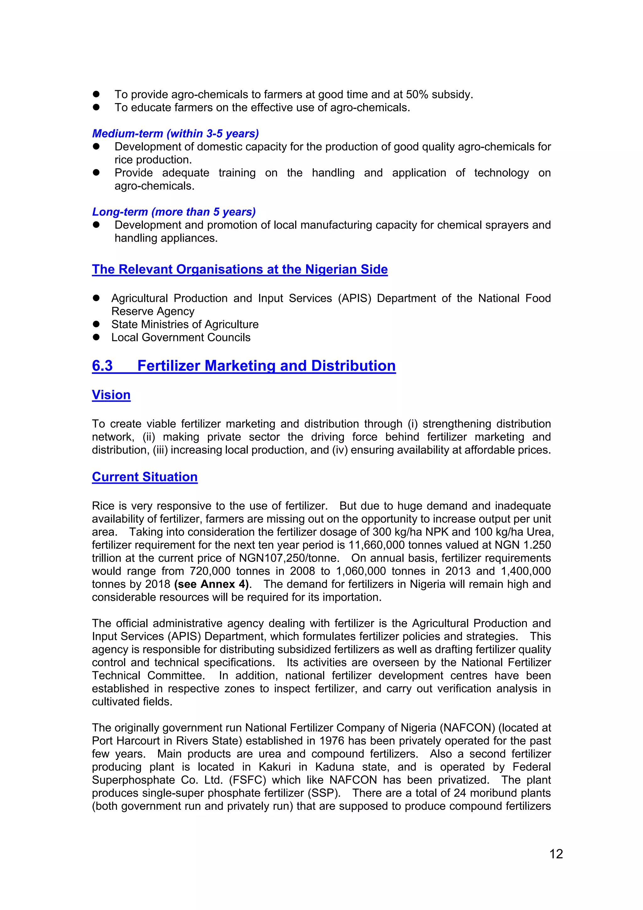 National rice development strategy of Nigeria | PDF