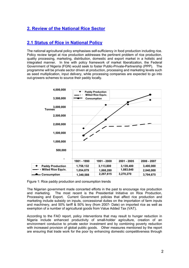 National rice development strategy of Nigeria | PDF | Agriculture ...