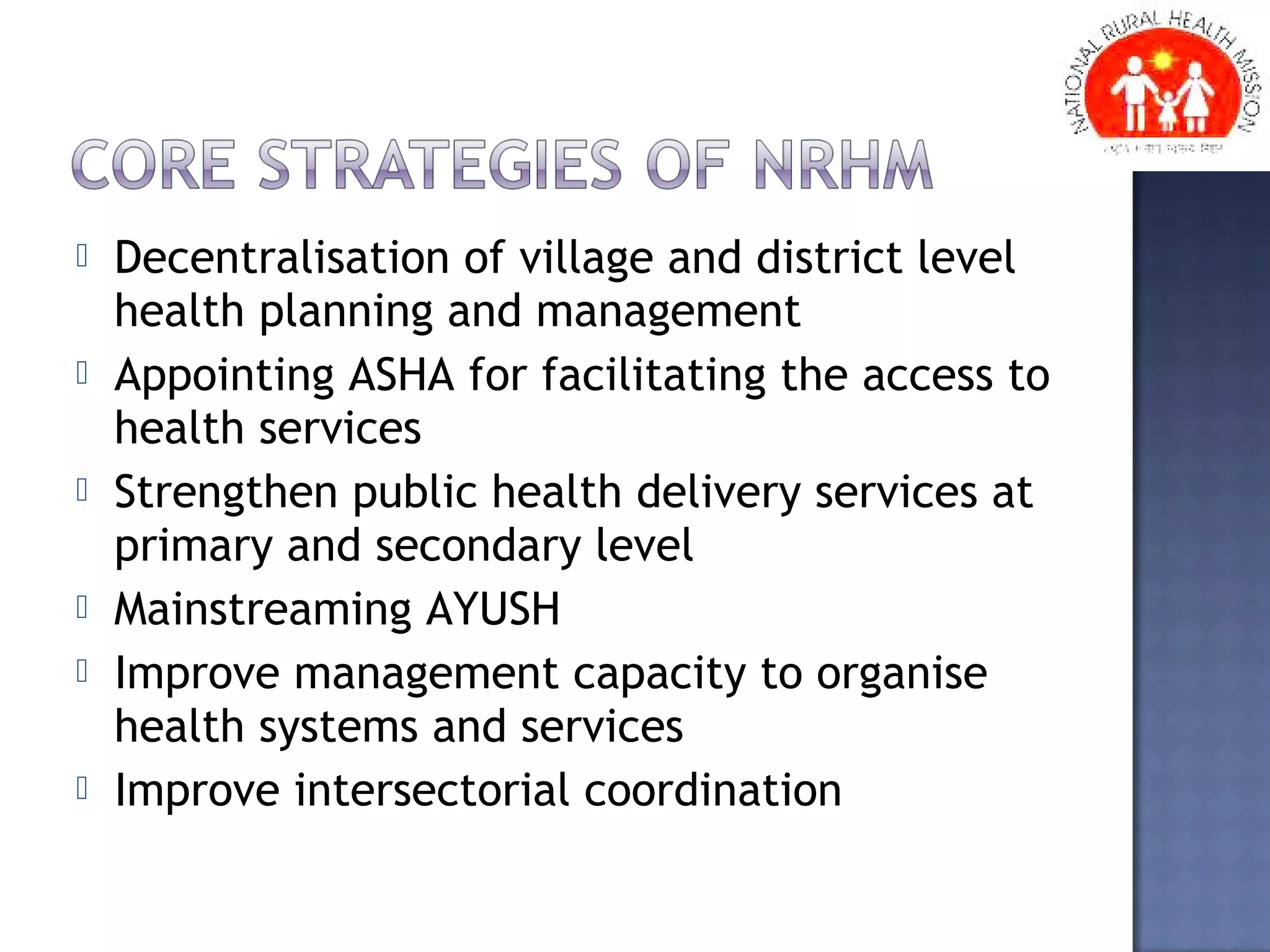 National rural health mission | PPT