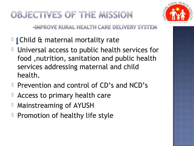 National rural health mission | PPT