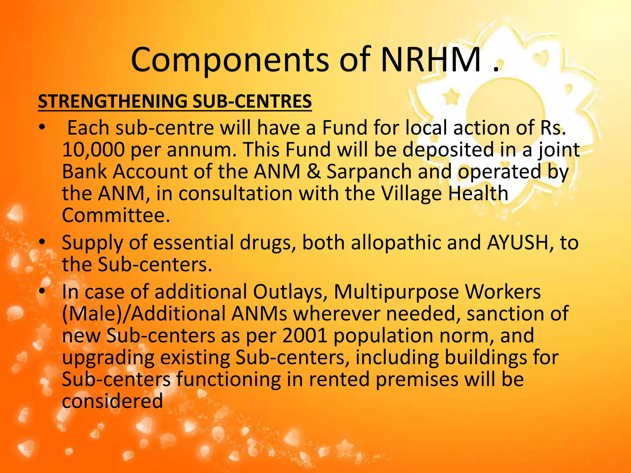 National rural health mission | PPTX