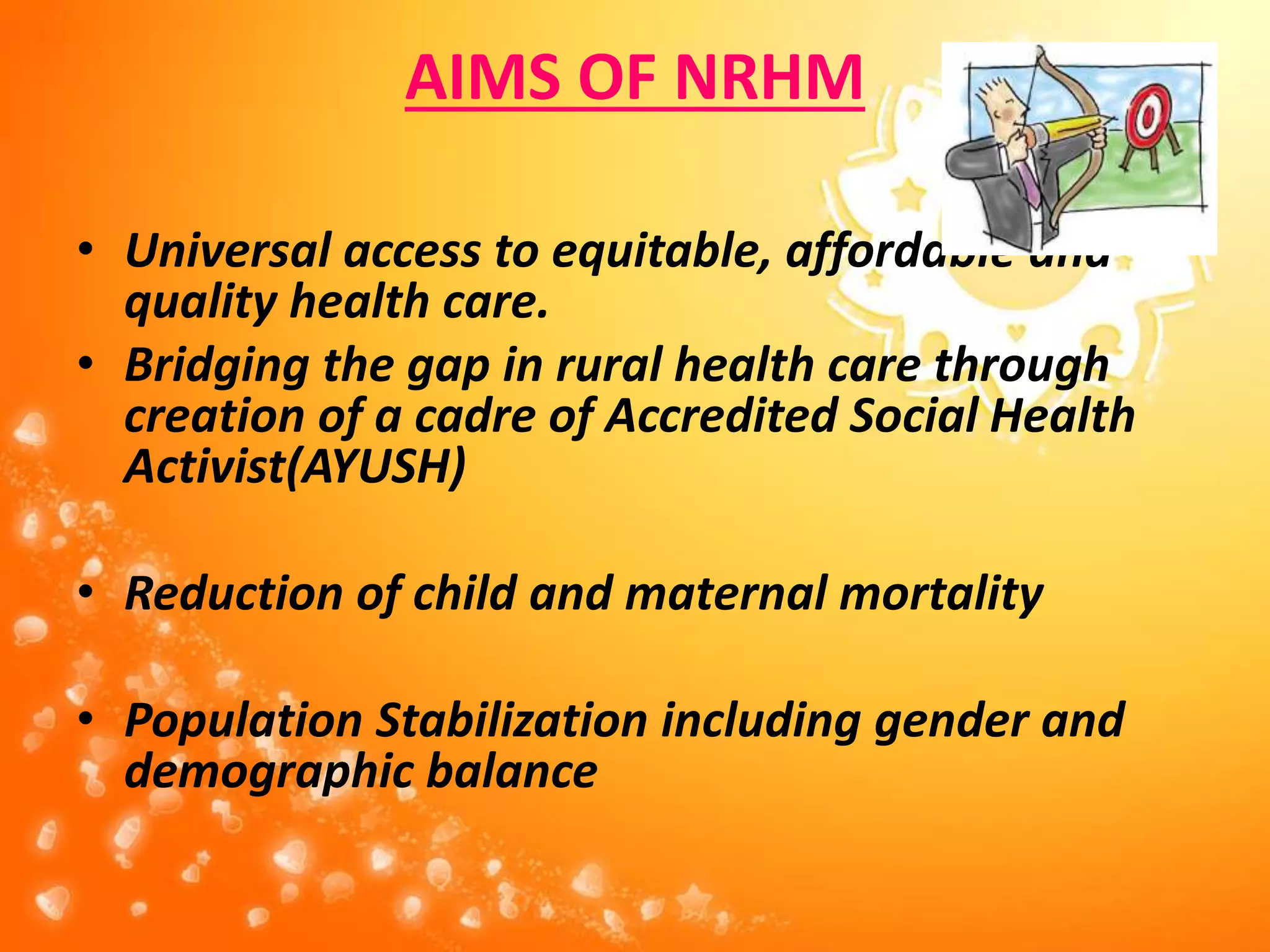 National rural health mission | PPTX