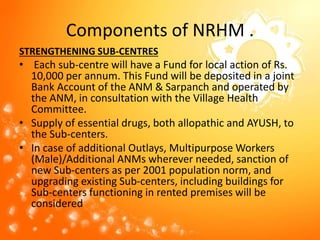 National rural health mission | PPTX