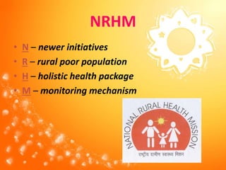 National rural health mission | PPTX