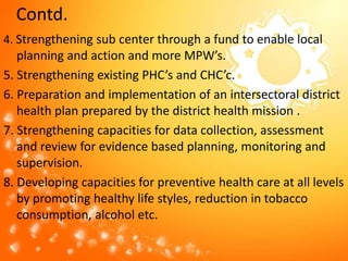 National rural health mission | PPTX