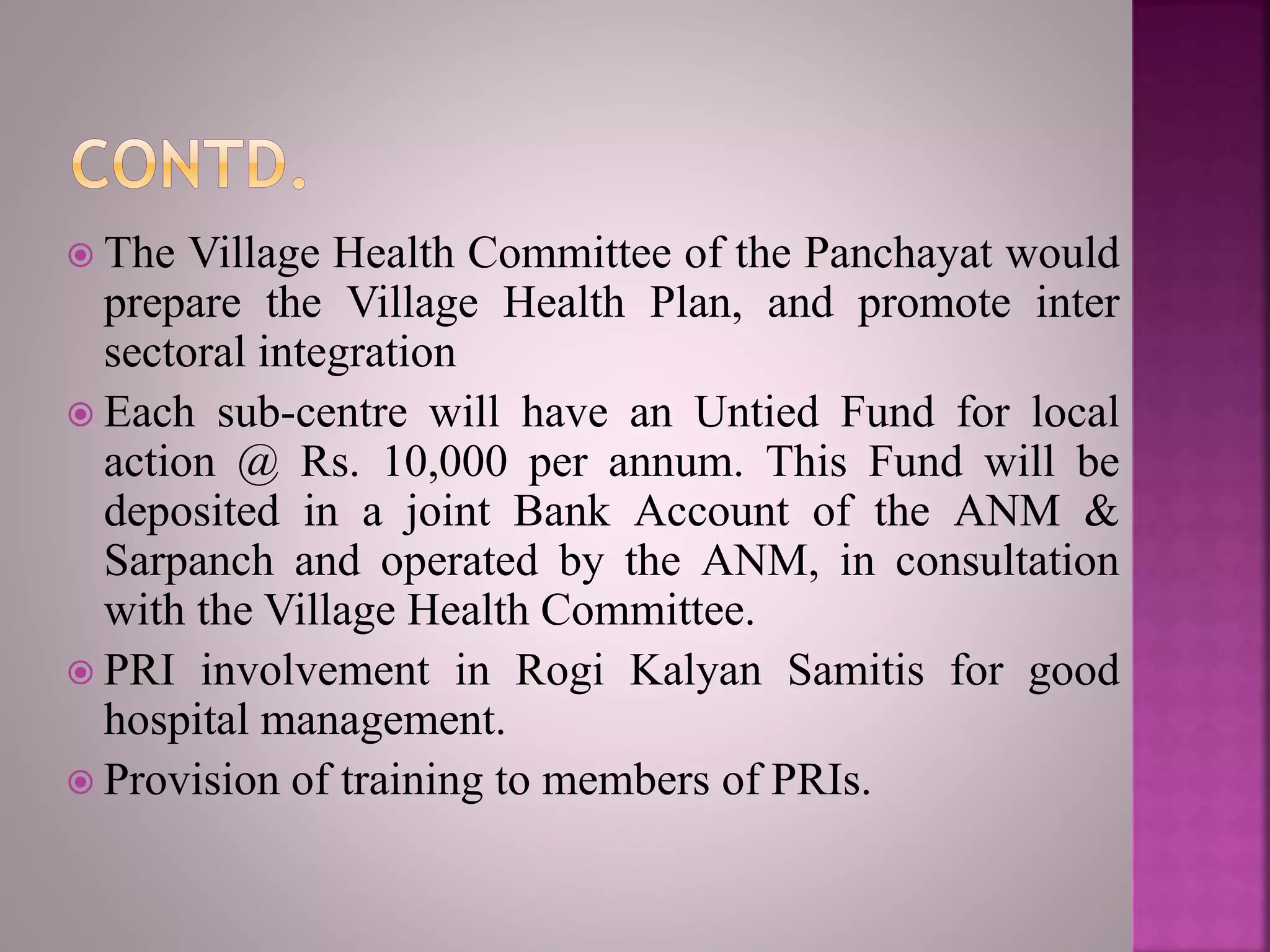 National rural health mission | PPTX