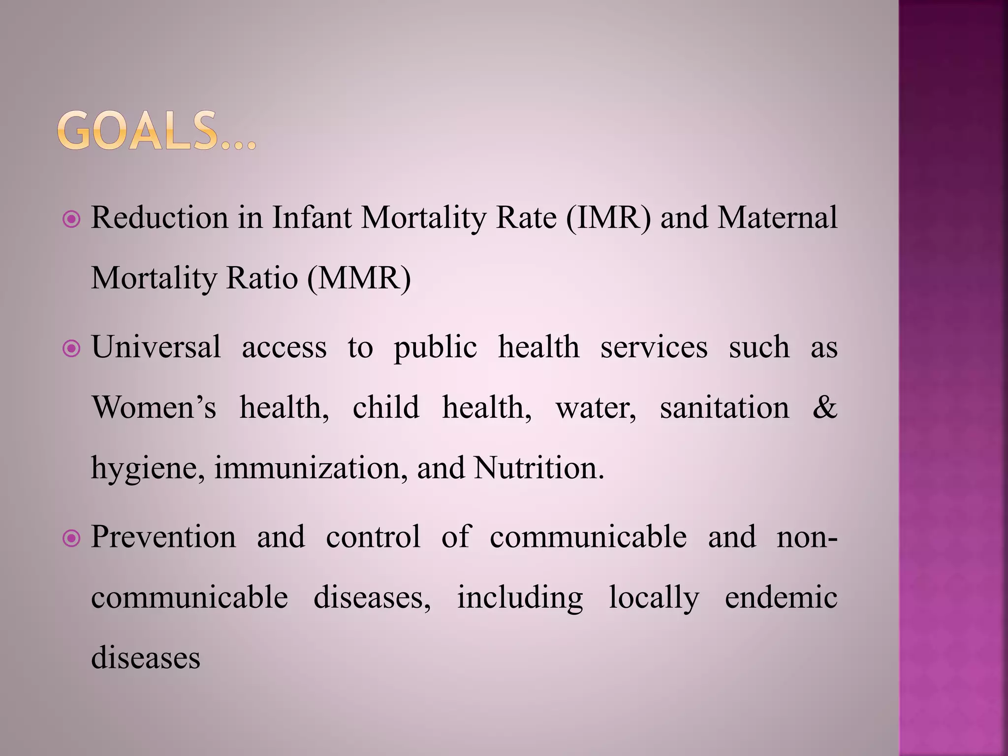 National rural health mission | PPTX