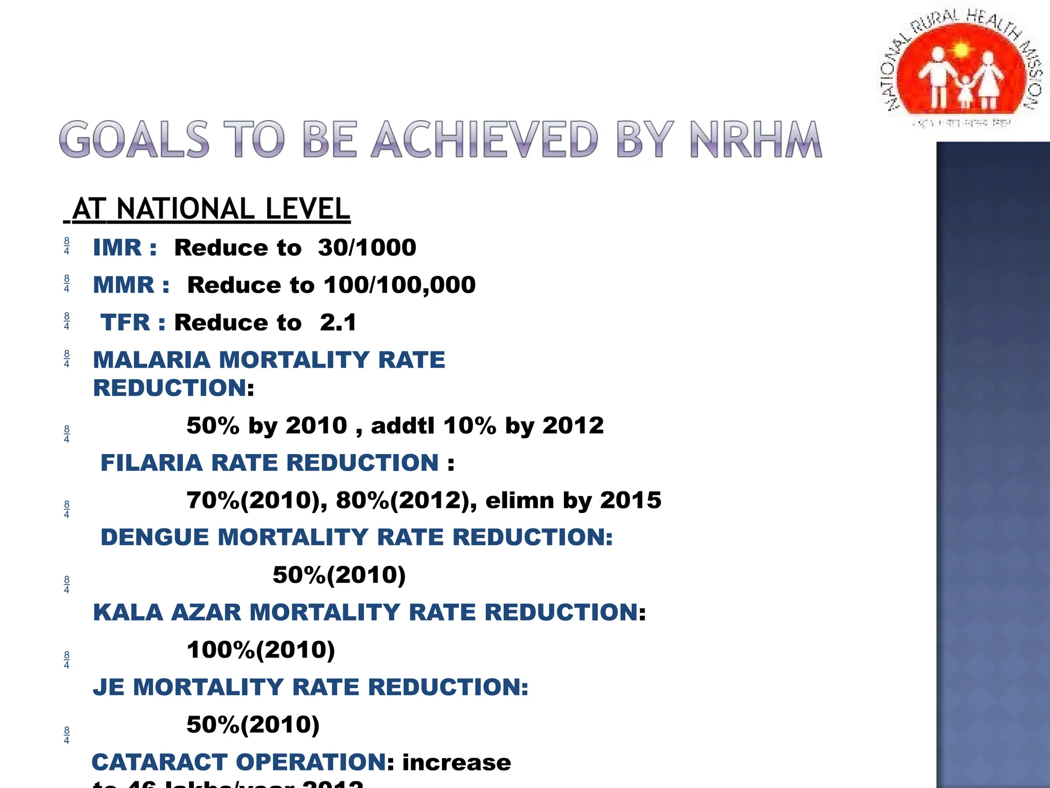 national rural health mission ppt for nursing Students | PPTX