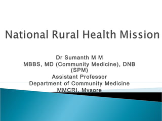 National rural health mission | PPT