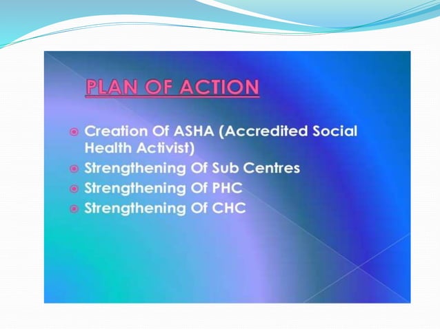 National rural health mission(nrhm) for m.sc content | PPTX