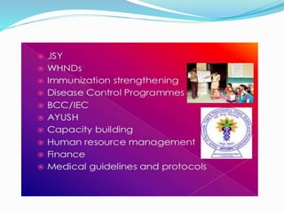 National rural health mission(nrhm) for m.sc content | PPTX