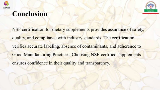 National Sanitation Foundation(NSF) Certification | PPTX