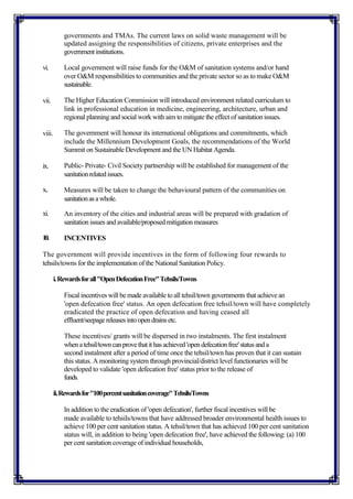 National sanitation _policy | PDF