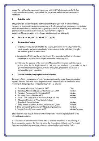 National sanitation _policy | PDF