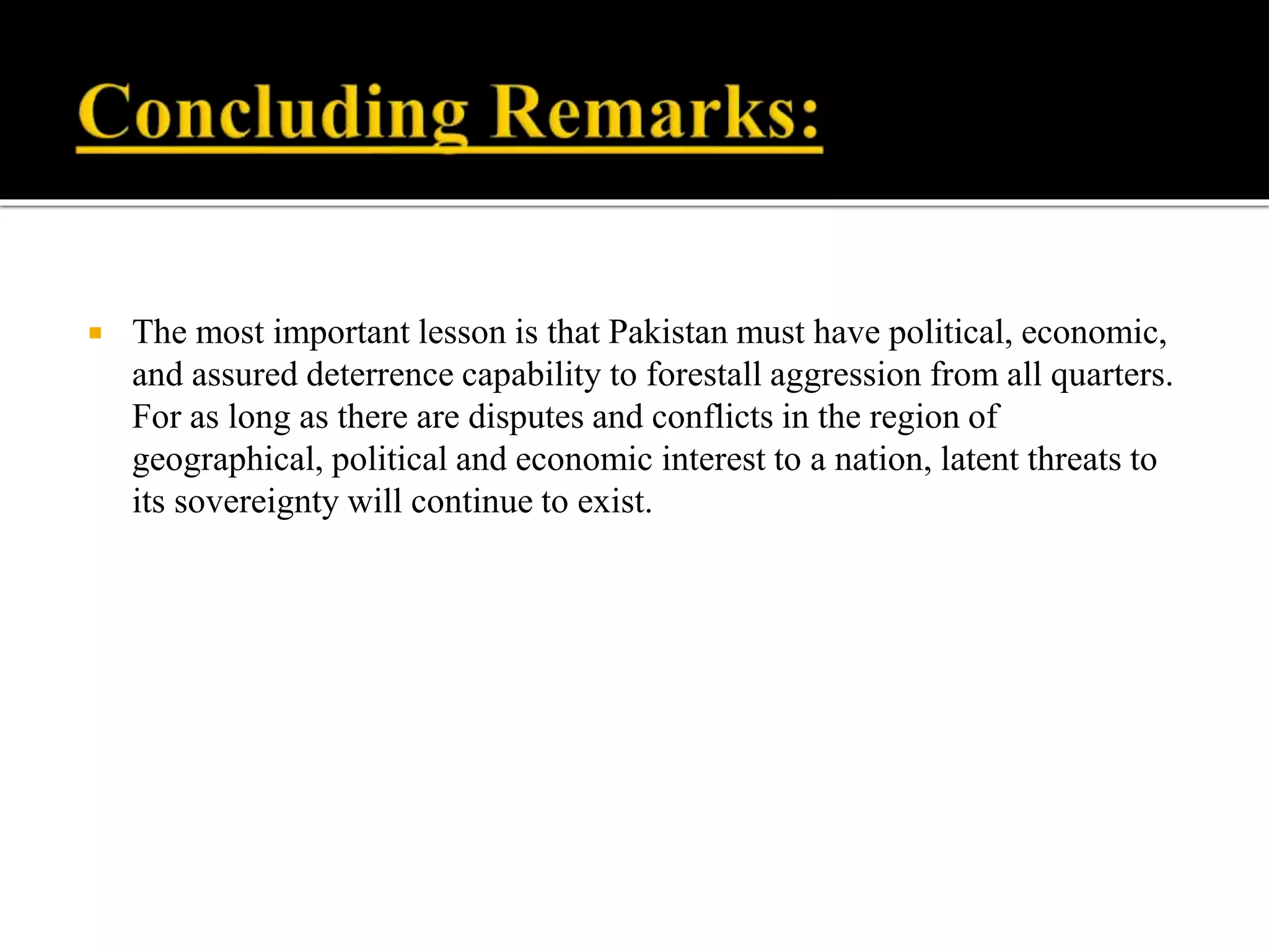 National security of pakistan | PPTX