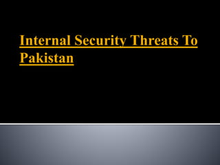 National security of pakistan | PPTX