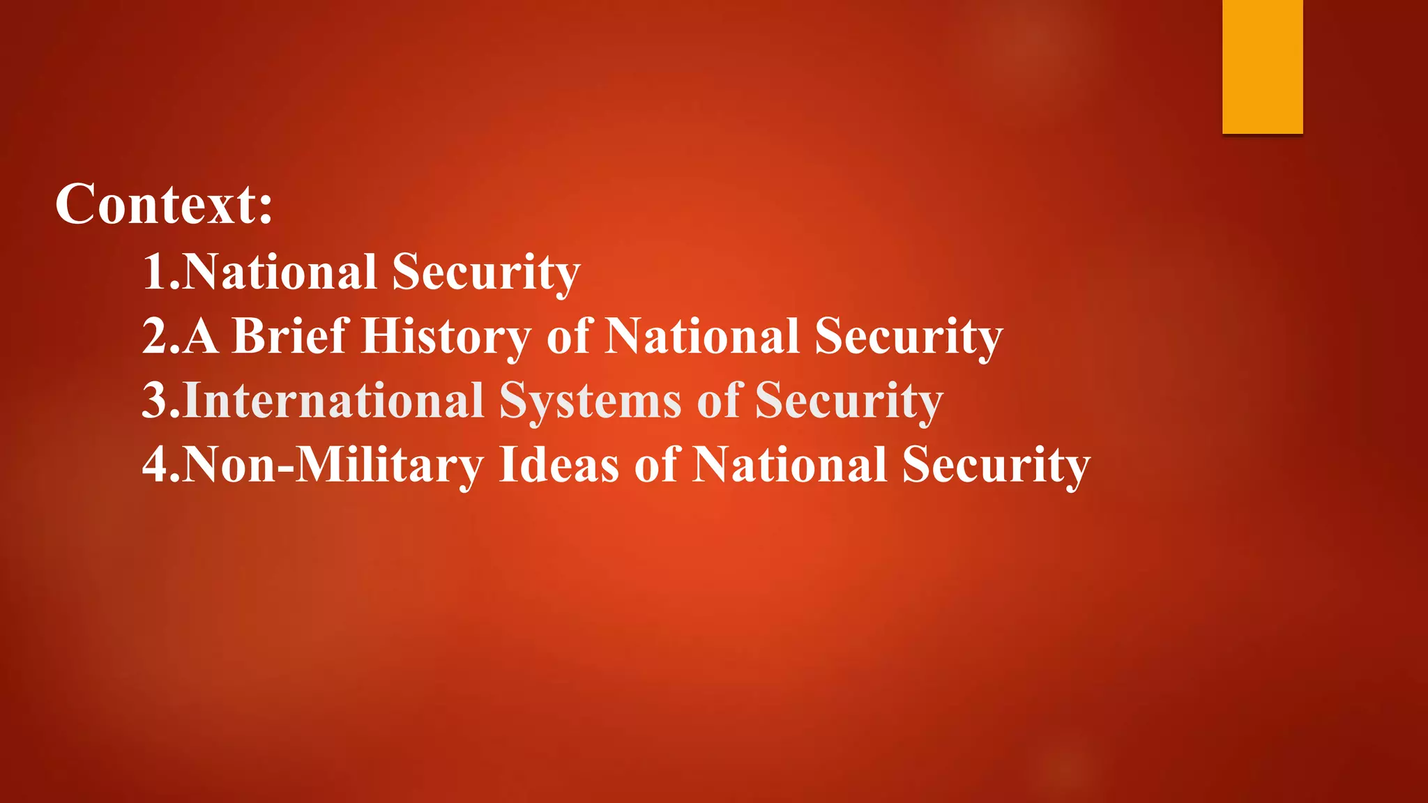 National security | PPT