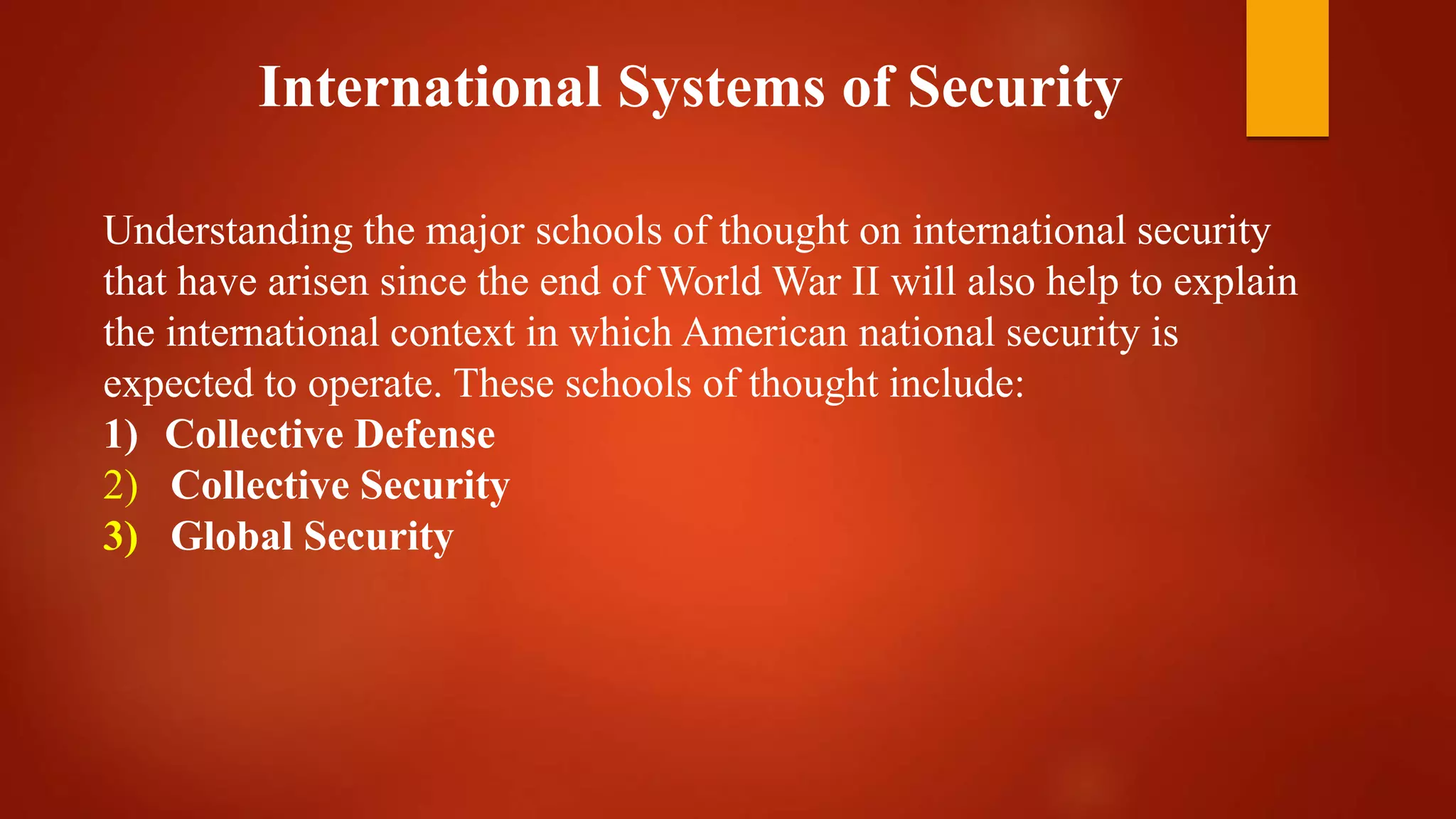 National security | PPT