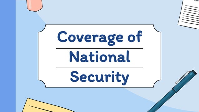 National Security .pptx | Political Issues & policy | Politics