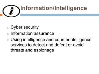 National security architecture | PPTX
