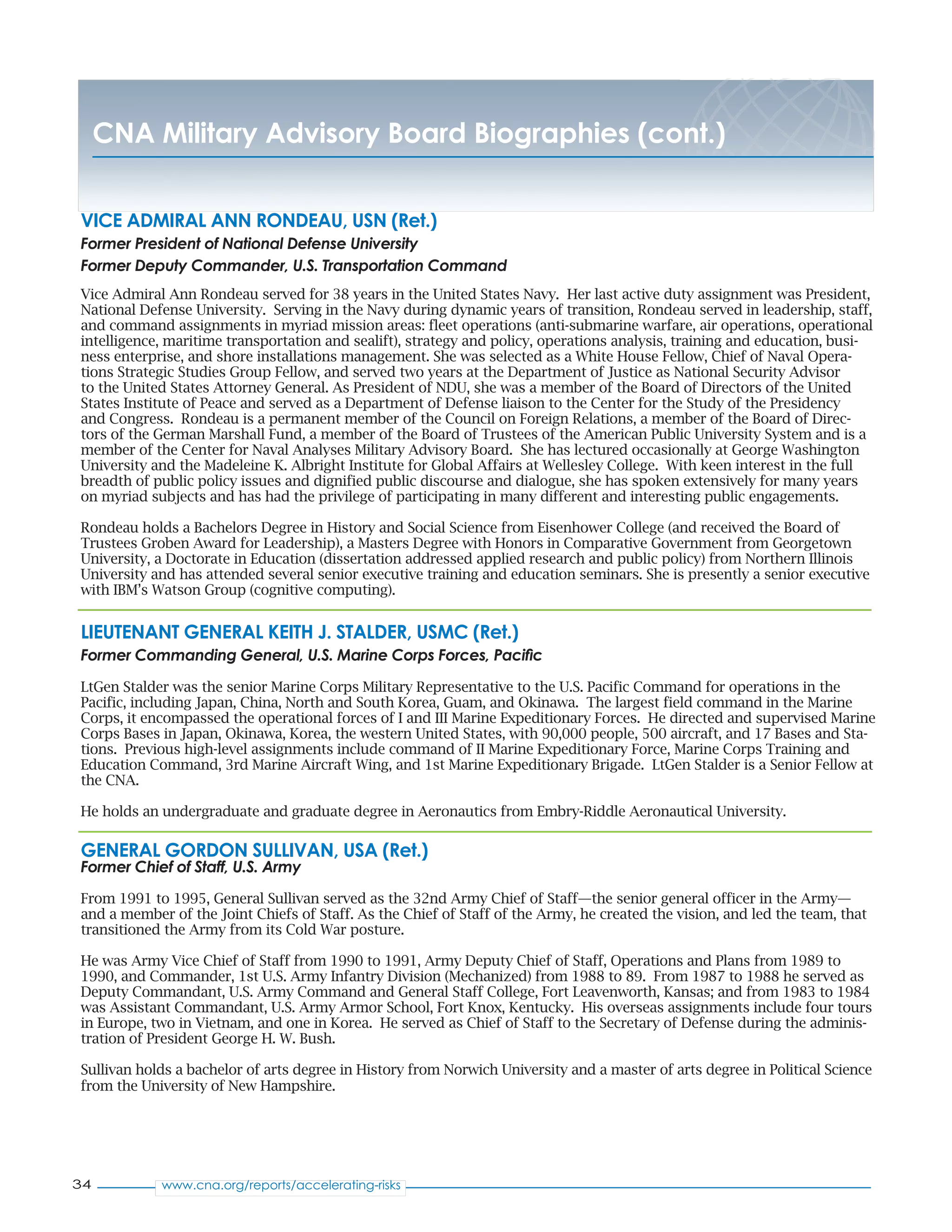 National security&accelerating risks of climate change may 2014 | PDF
