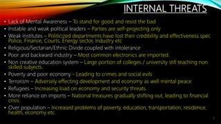 National security of pakistan | PPT