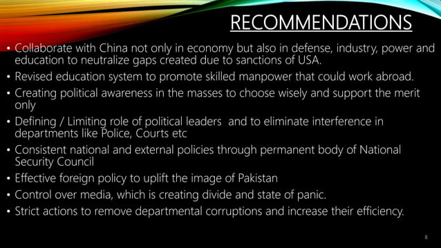 National security of pakistan | PPT