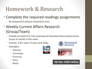 National security & terrorism overview (sample) | PPT