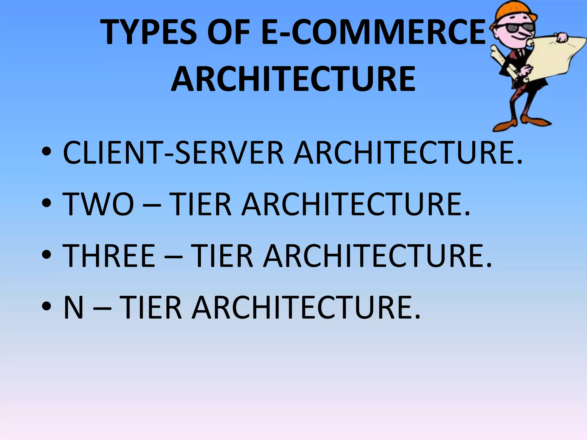 e-commerce architecture | PPTX