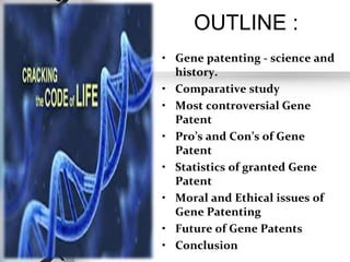 THE FRONTIERS OF MONOPOLIZATION OF HUMAN GENES | PPTX