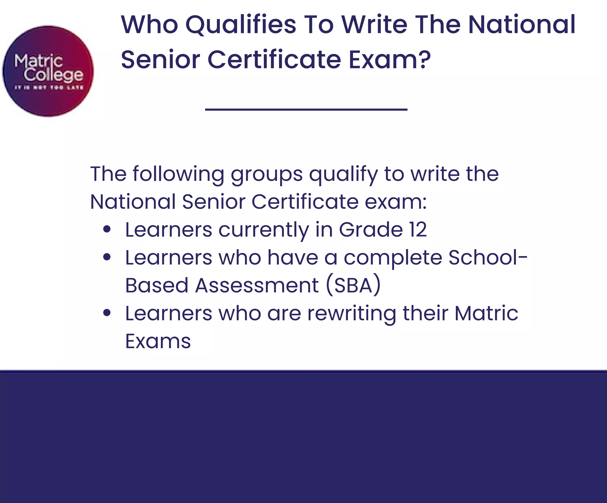 National Senior Certificate | PDF