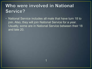 National service | PPTX