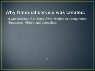 National service (edited) | PPT