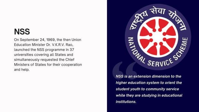National Service Scheme.pdf for college nss | PDF