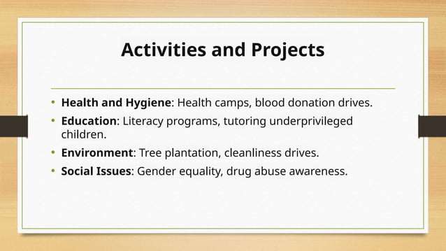 National Service Schemes 2024 (NSS).pptx | Education