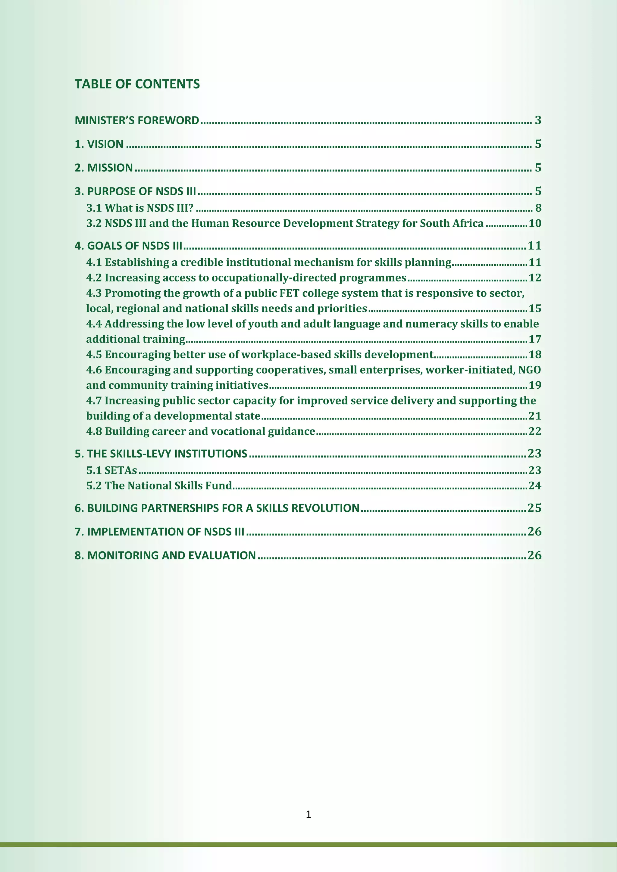 National skills development strategy iii | PDF