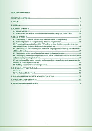 National skills development strategy iii | PDF