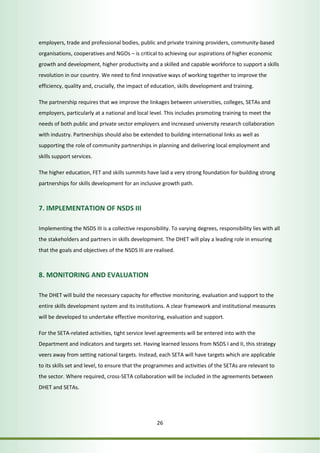 National skills development strategy iii | PDF