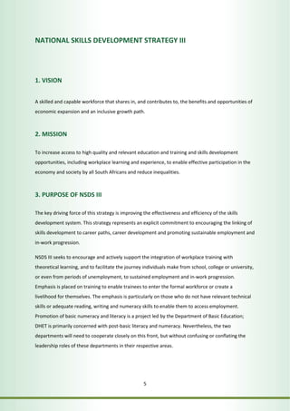 National skills development strategy iii | PDF