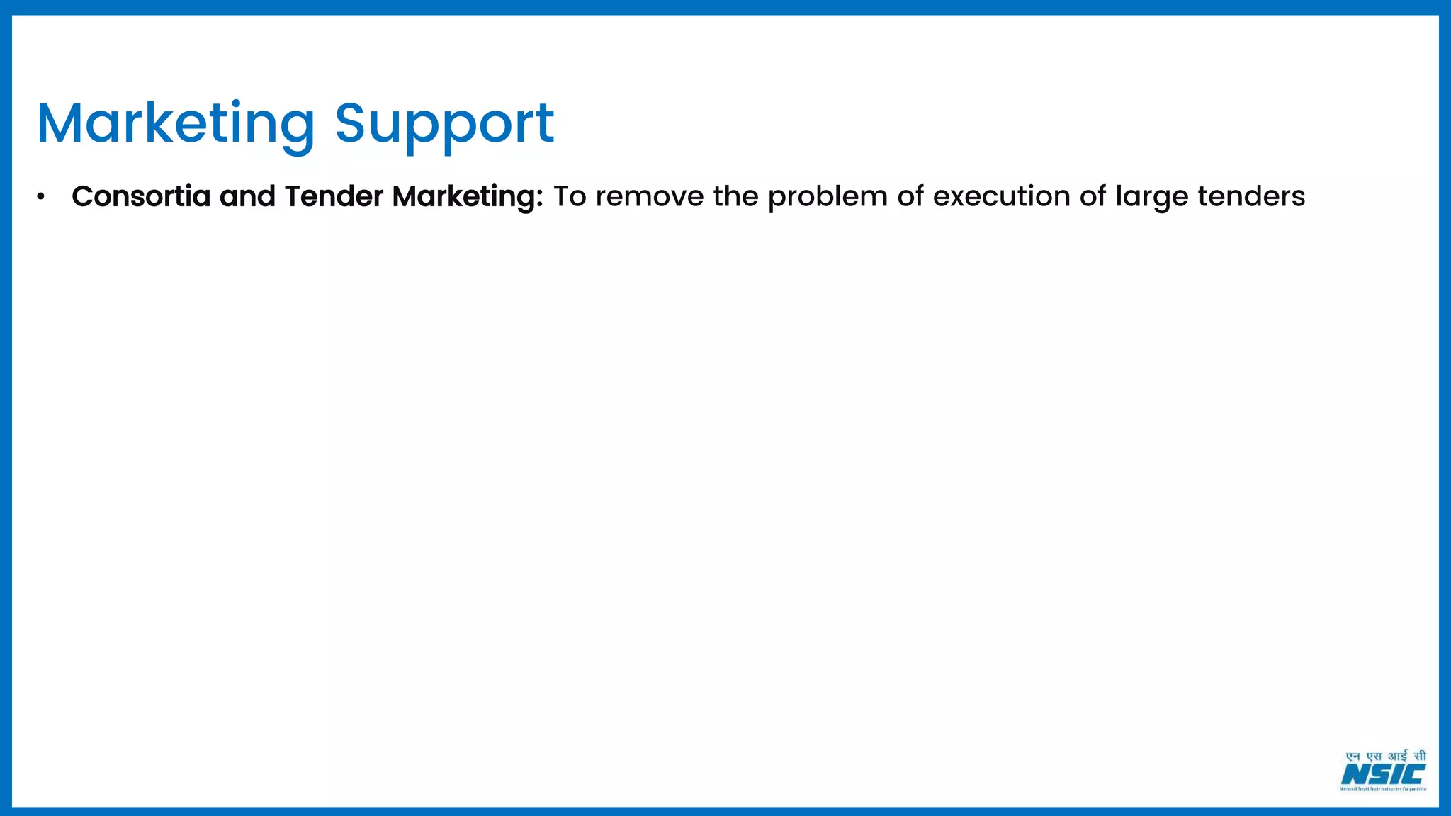 National small industries corporation (NSIC) | PPTX