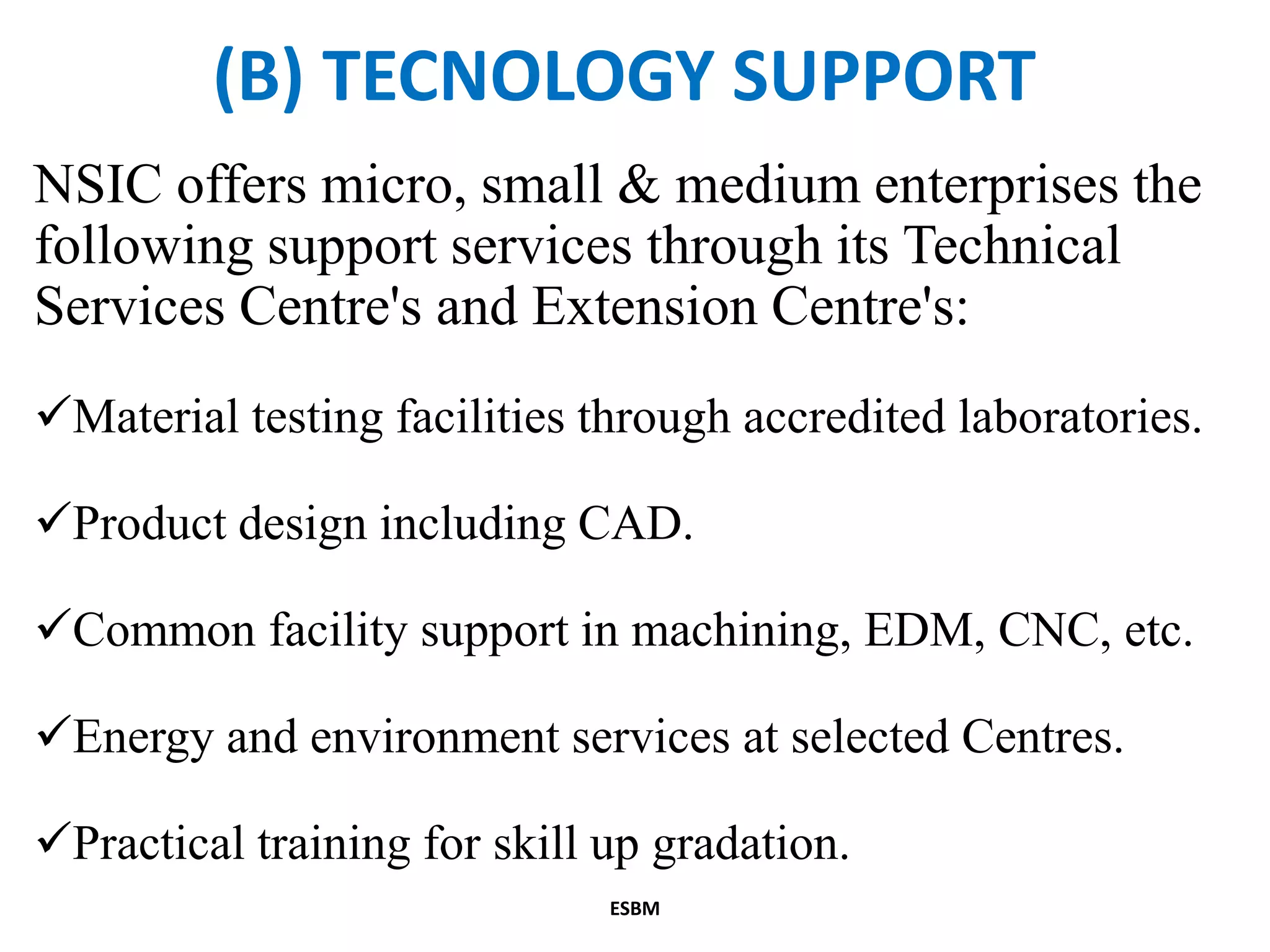 National small industries corporation ltd. (nsic) | PPTX