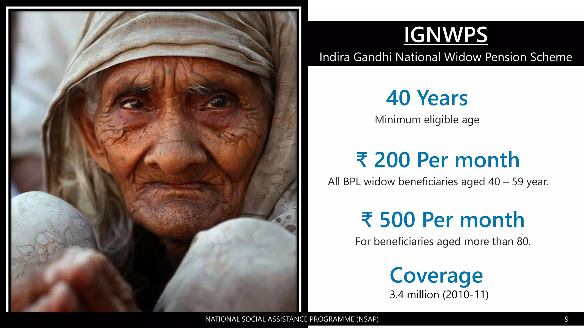 National social assistance programme (nsap) | PPTX