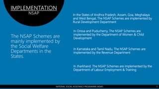 National social assistance programme (nsap) | PPTX