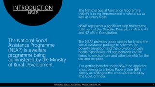 National social assistance programme (nsap) | PPTX