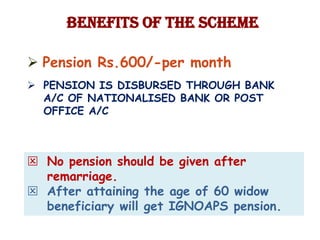 National social assistance program (nsap) – in west Bengal | PPTX